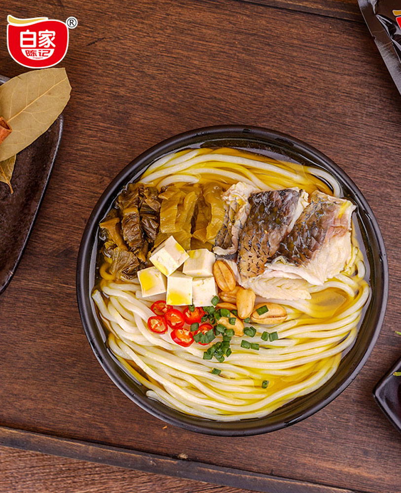 Baijia Chenji Casserole Sauerkraut Fish Flavored Noodles 288g 白家陈记砂锅酸菜鱼 ...